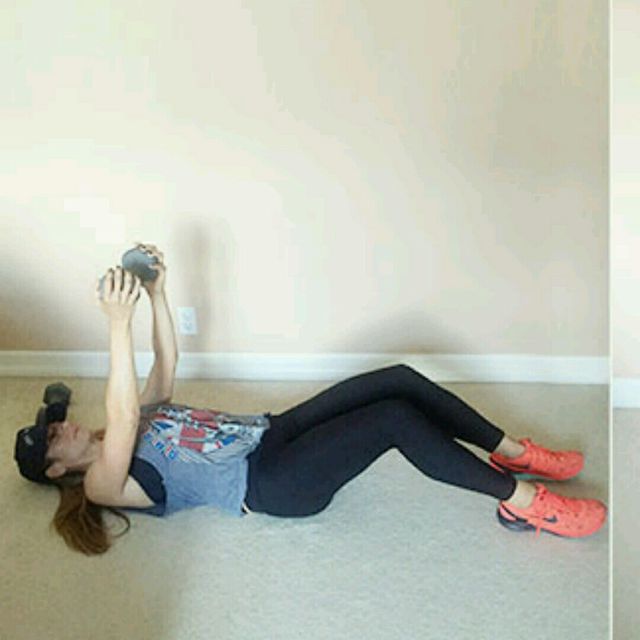 Dumbbell Sit-up - Exercise How-to - Workout Trainer by Skimble