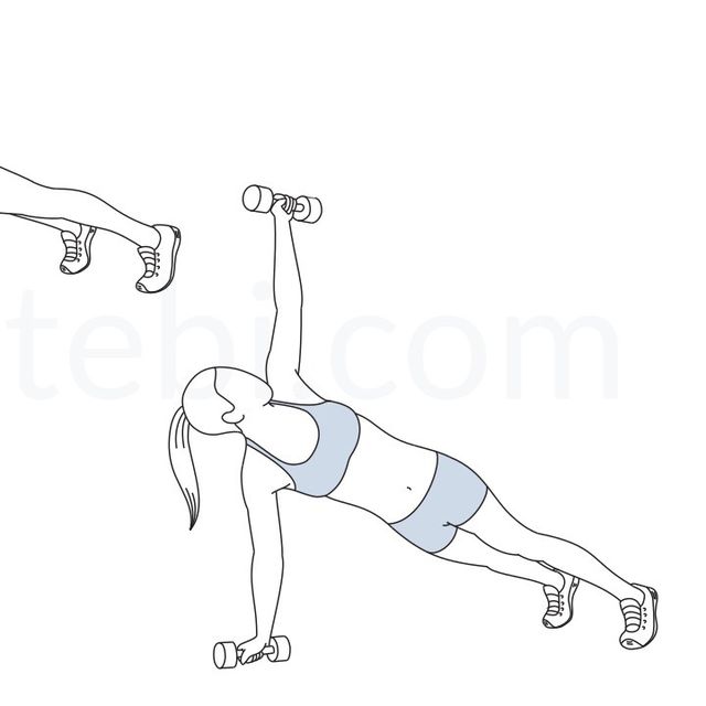Plank Rotation With Weights by Caroline Majerczyk - Exercise How-to ...