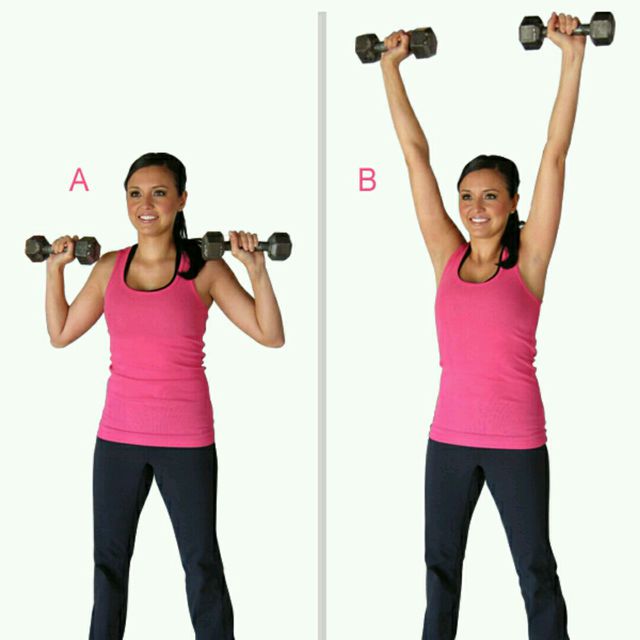 Shoulder Press by Sonia R. - Exercise How-to - Skimble