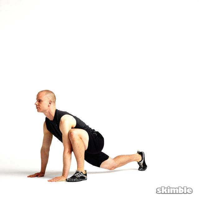 Outside Runner's Lunges - Exercise How-to - Skimble