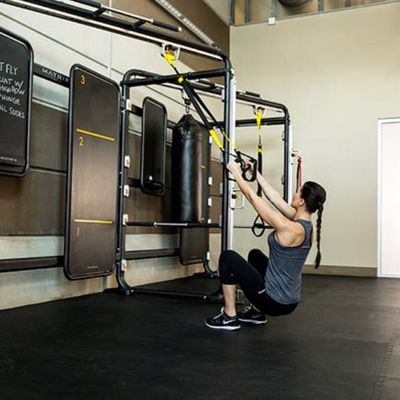 TRX Hip Hinge (Wide Stance) - Exercise How-to - Workout Trainer by Skimble