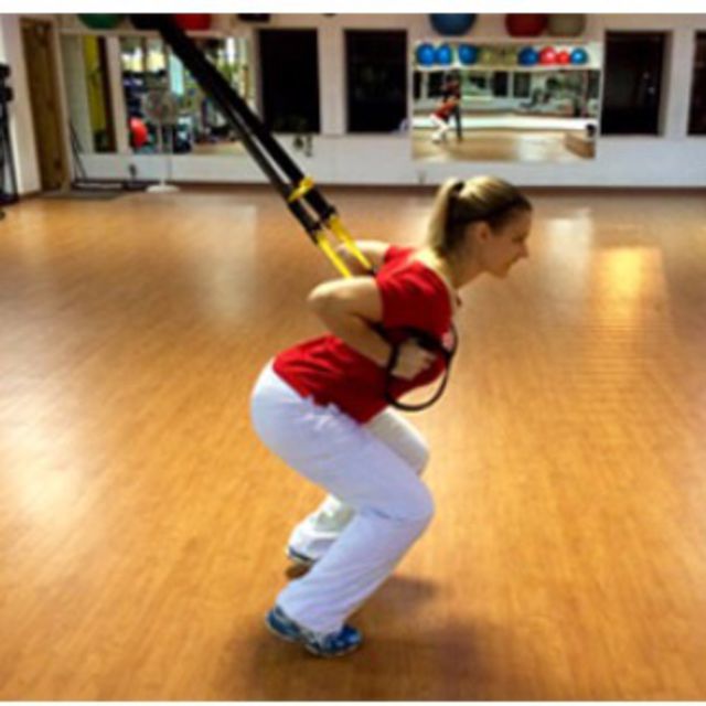 TRX Front Squat by Marilena Mousoulidou - Exercise How-to - Skimble