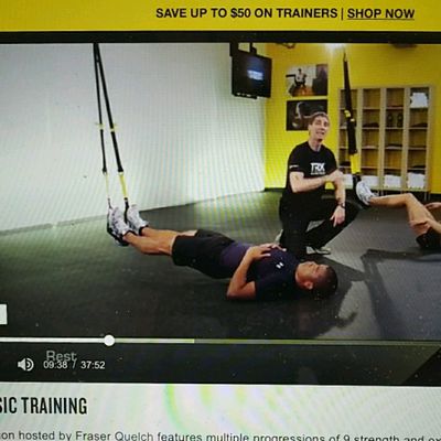 TRX Suspended Crunch - Exercise How-to - Workout Trainer by Skimble