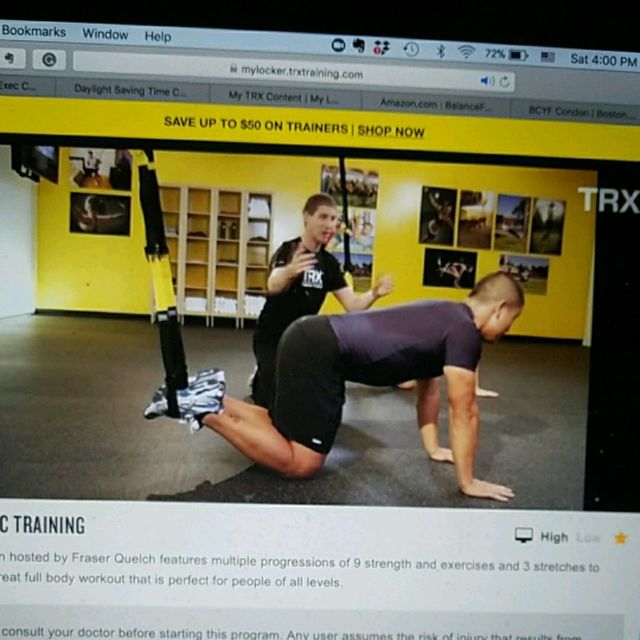 TRX Suspended plank - Exercise How-to - Workout Trainer by Skimble