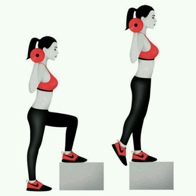 Left Dumbbell Low Step Up by Sonia R. - Exercise How-to - Skimble