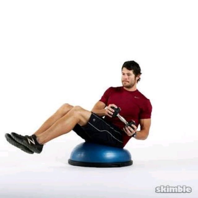 Weighted Russian Twist by Brandon Mathews - Exercise How-to - Skimble