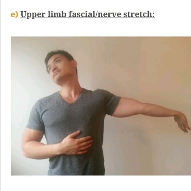 Upper Limb Fascial Nerve Stretch - Exercise How-to - Workout Trainer by ...