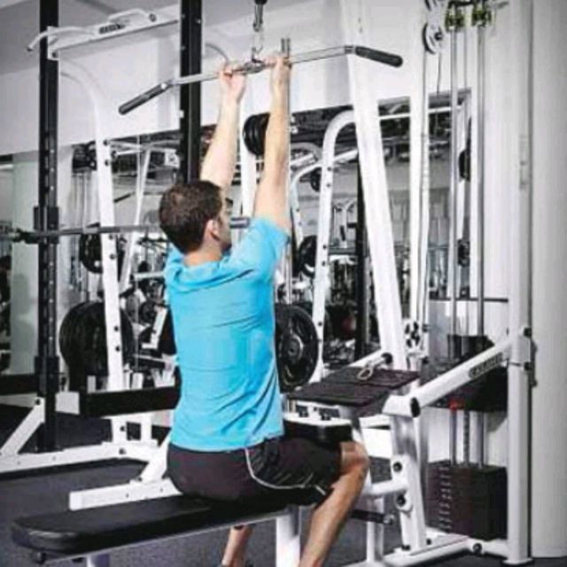 Underhand Lateral Pull Down - Exercise How-to - Workout Trainer by Skimble