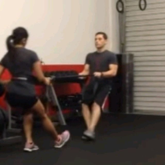 Reverse Band Drag - Exercise How-to - Workout Trainer by Skimble