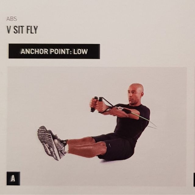 PTP Training V Sit Fly - Exercise How-to - Workout Trainer by Skimble