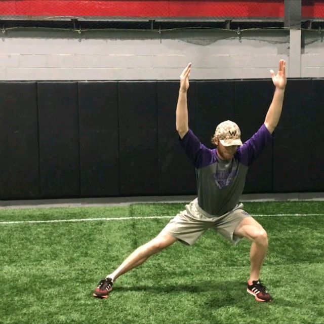 Lateral Lunge Overhead Reach by Silas Eisenback - Exercise How-to - Skimble