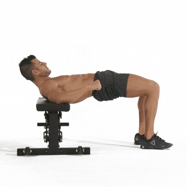 Shoulder Elevated Hip Thrust by Moneesh P. - Exercise How-to - Skimble