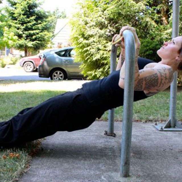 Pull-up, Jump Hang Or Bike/swing Row by Kerry M. - Exercise How-to ...