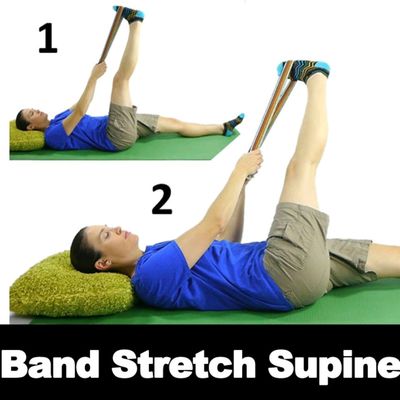 Supine Crossover Hip Stretch 通过 Amy L - 锻炼方法 - Skimble