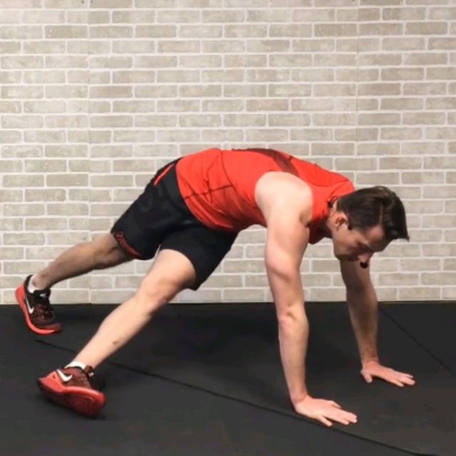 High Plank Kick Thru + T Rotation by Dennis Richardson - Exercise How ...