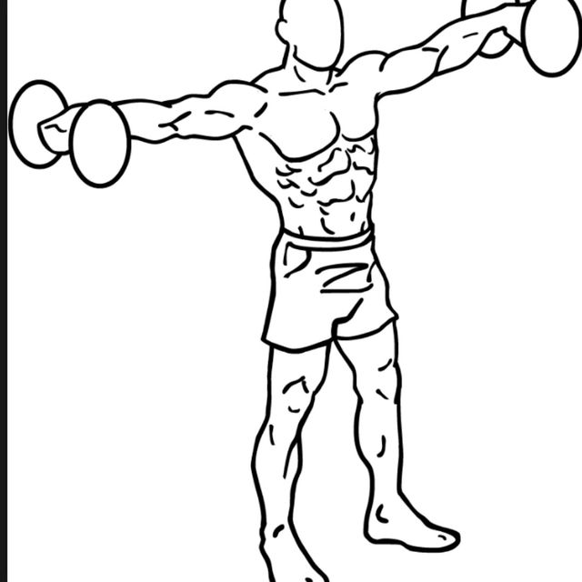 lateral flies - 2x8kg - Exercise How-to - Workout Trainer by Skimble