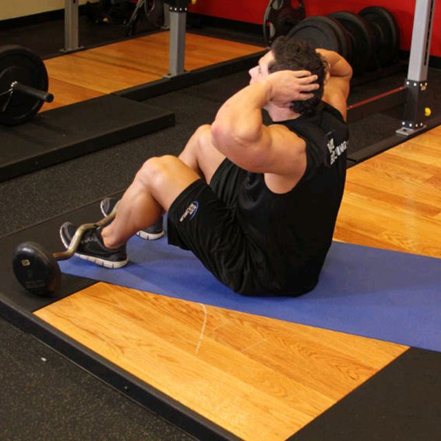 Sit Ups (weight) by Brandon Mathews - Exercise How-to - Skimble