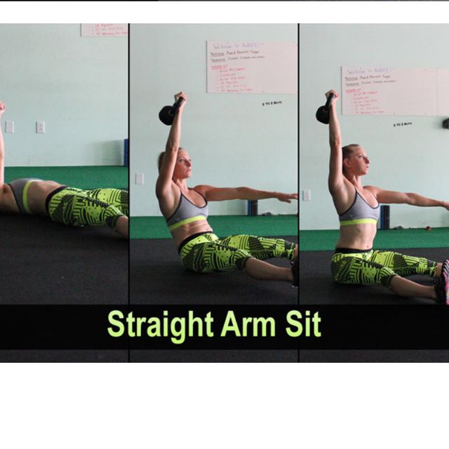 Straight Arm Sit by Rob D - Exercise How-to - Skimble