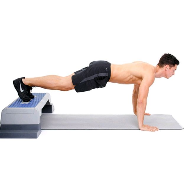 Chest - Stepper Push Up by Saranyapong T. - Exercise How-to - Skimble