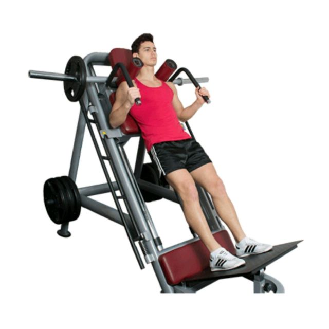 Legs - Hack Squats - Exercise How-to - Workout Trainer by Skimble