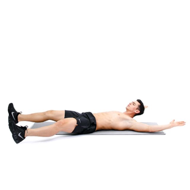 Abs - Toe Touch 2 - Exercise How-to - Workout Trainer by Skimble