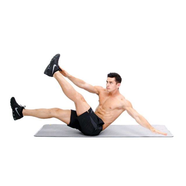 Abs - Toe Touch 2 by Saranyapong T. - Exercise How-to - Skimble