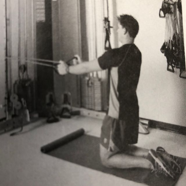 Elastic Band Kneeling Row by Daniel Hoover - Exercise How-to - Skimble