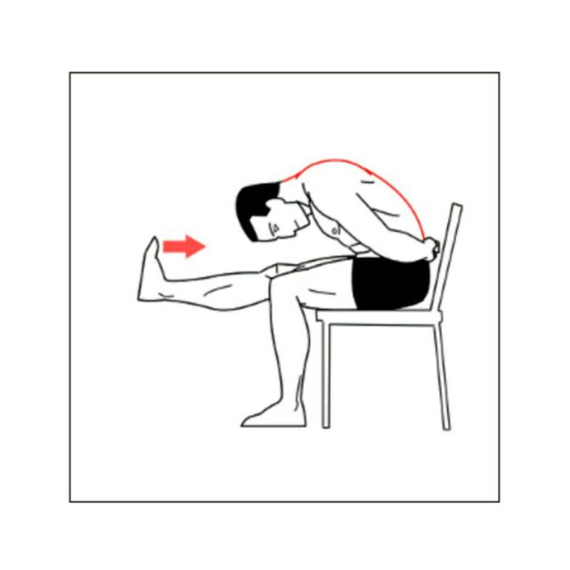 Seated Sciatica Dural Stretch by Patricie K - Exercise How-to - Skimble