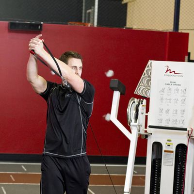 Standing Cable Woodchop by Tara L. - Exercise How-to - Skimble