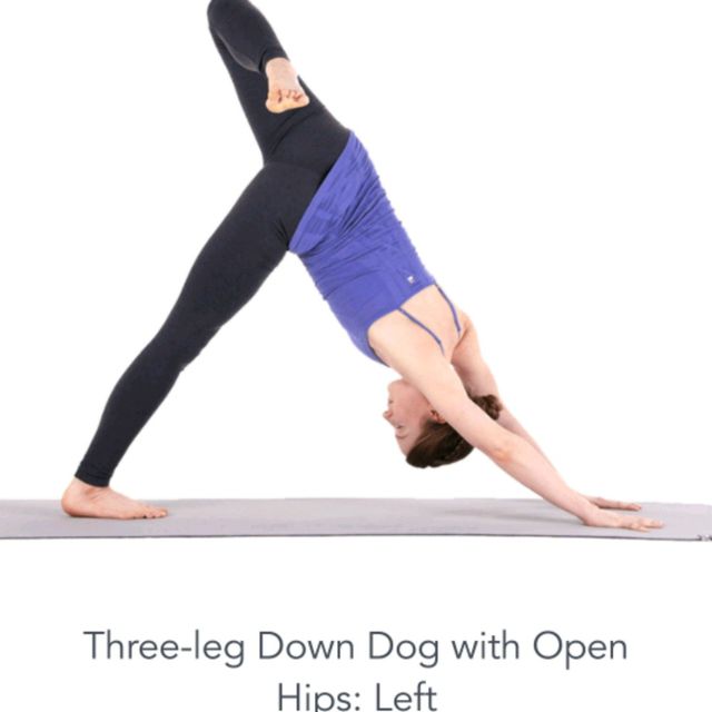 Thre Legged Down Dog With Open Hips Left by 𝔻𝕖𝕤𝕖𝕣𝕥 𝔽𝕠𝕩🦊 🌟. - Exercise ...