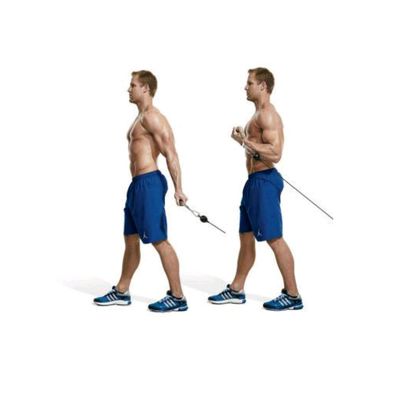 Back Cable Crossover Fly - Exercise How-to - Workout Trainer by Skimble