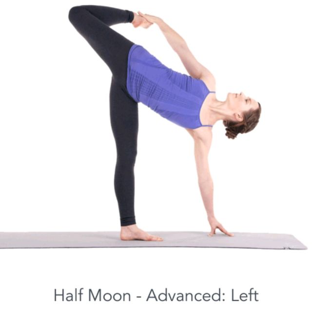 Left Half Moon - Advanced by 𝔻𝕖𝕤𝕖𝕣𝕥 𝔽𝕠𝕩🦊 🌟 - Exercise How-to - Skimble