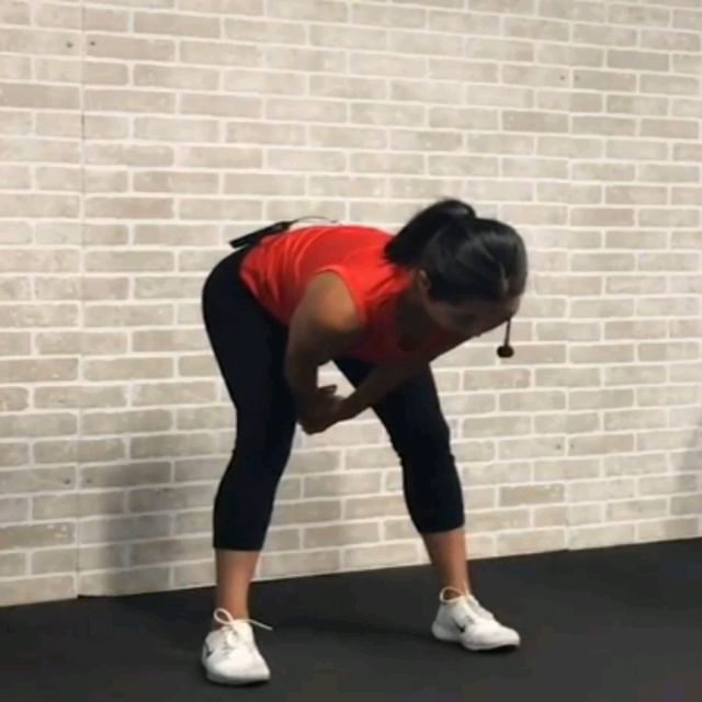Overhead Posterior Swing+Calf Raise by Dennis Richardson - Exercise How ...