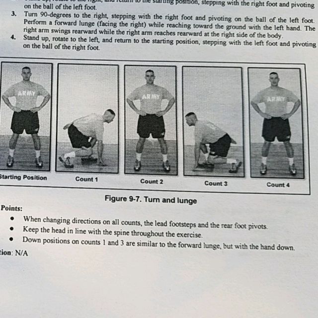 Turn And Lunge by Brandy A. - Exercise How-to - Skimble