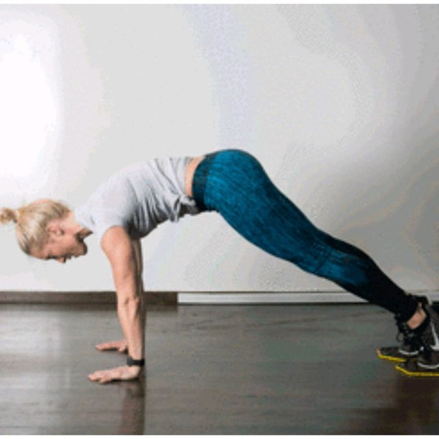 Slider Pike - Exercise How-to - Workout Trainer by Skimble