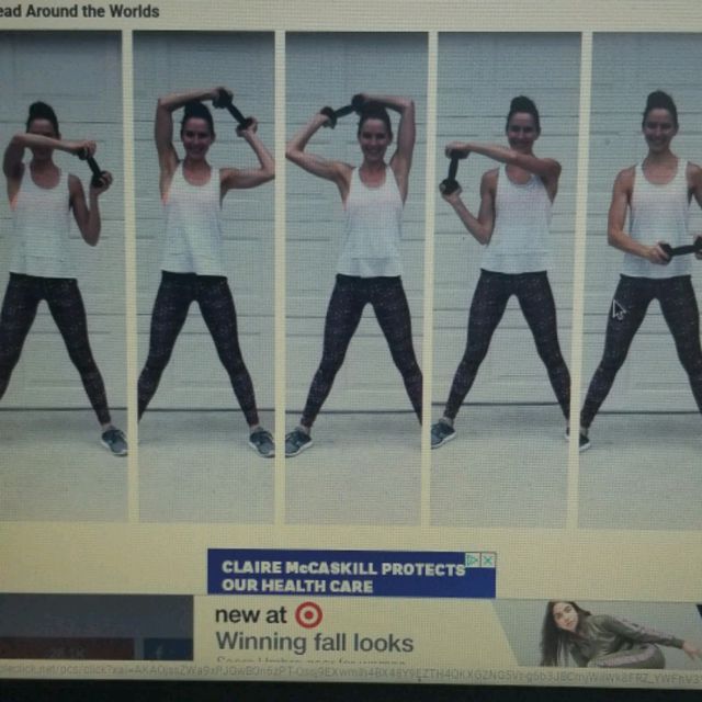 Overhead Around The World - Exercise How-to - Workout Trainer by Skimble