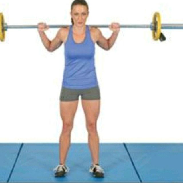 Barbell good morning by Janice C - Exercise How-to - Skimble