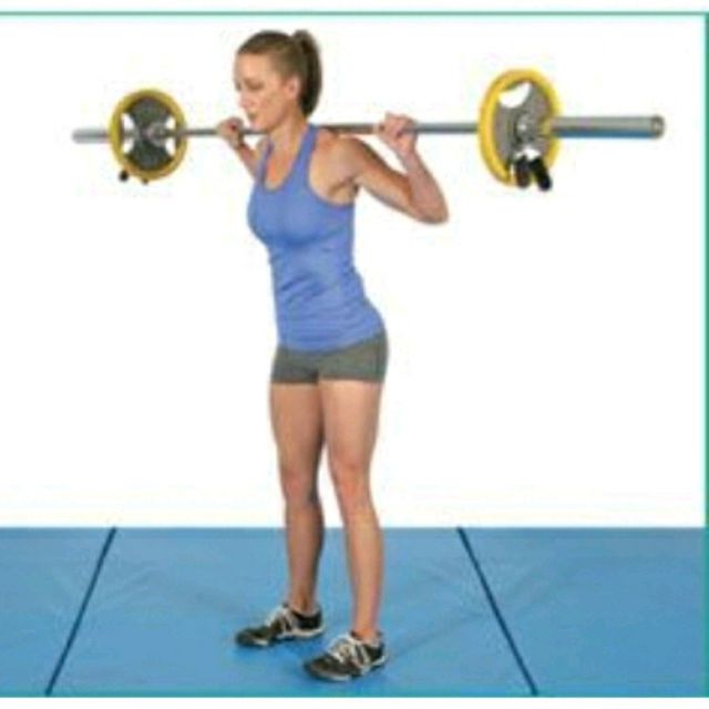 Barbell good morning por Janice C - Ejercicio Cómo hacerlo - Skimble