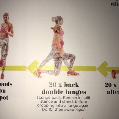 Back Double Lunge by Tarryn M. - Exercise How-to - Skimble