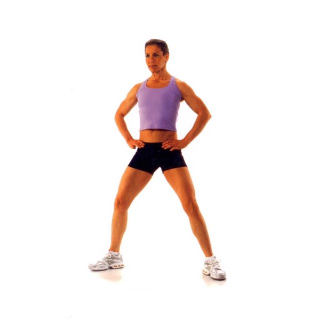 Wide Squat - Exercise How-to - Workout Trainer by Skimble