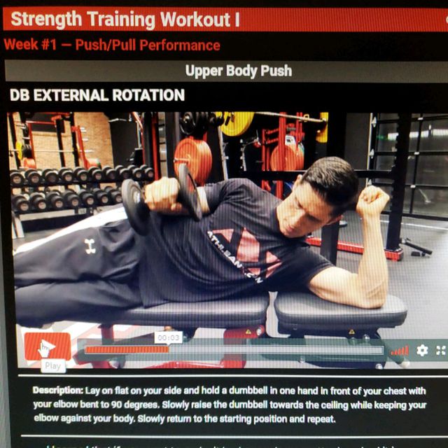 Dumbell External Rotation by Dave L. - Exercise How-to - Skimble