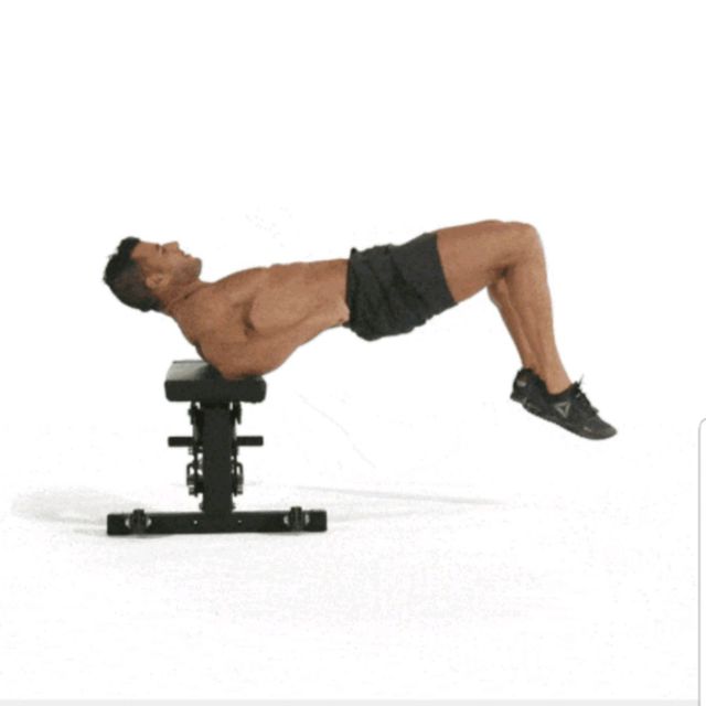 Shoulders Elevated Plyo Hip Thrust - Exercise How-to - Workout Trainer ...