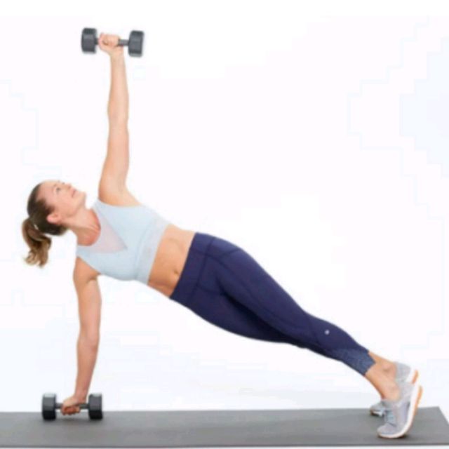 Dumbbell Push Up Rotation by Jinwook Y. - Exercise How-to - Skimble