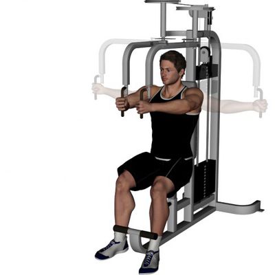 Machine Back Fly - Exercise How-to - Workout Trainer by Skimble