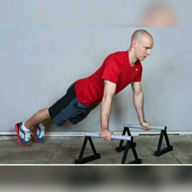 Parallette Push-up by Luca⚡ ⚡. - Exercise How-to - Skimble