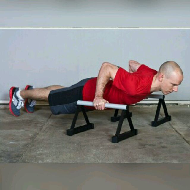 Parallette Push-up by Luca⚡ 🔹. - Exercise How-to - Skimble