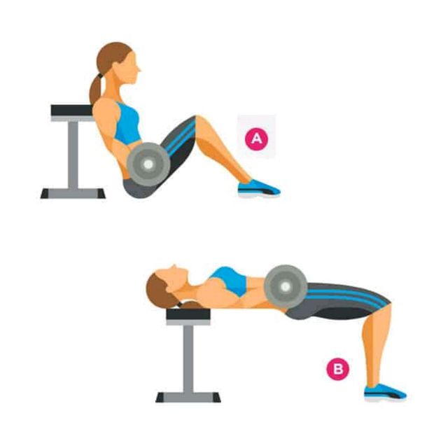 Hip Thrust por Jinwook Y. - Ejercicio Cómo hacerlo - Skimble