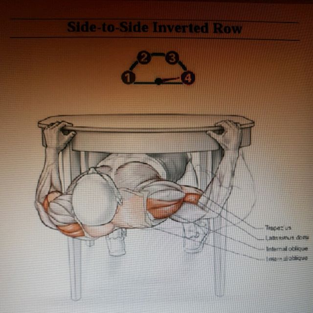 Side-to-Side Inverted Row por Stanislav O. - Ejercicio Cómo hacerlo ...