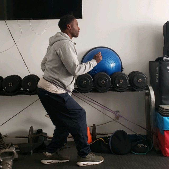 Reverse band walk by Gregory Fontenot - Exercise How-to - Skimble