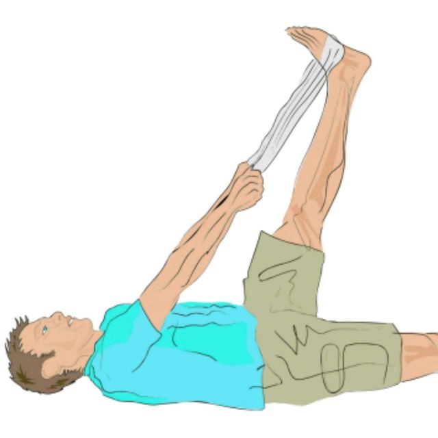 Leg Lift With Strap by Allan B. - Exercise How-to - Skimble